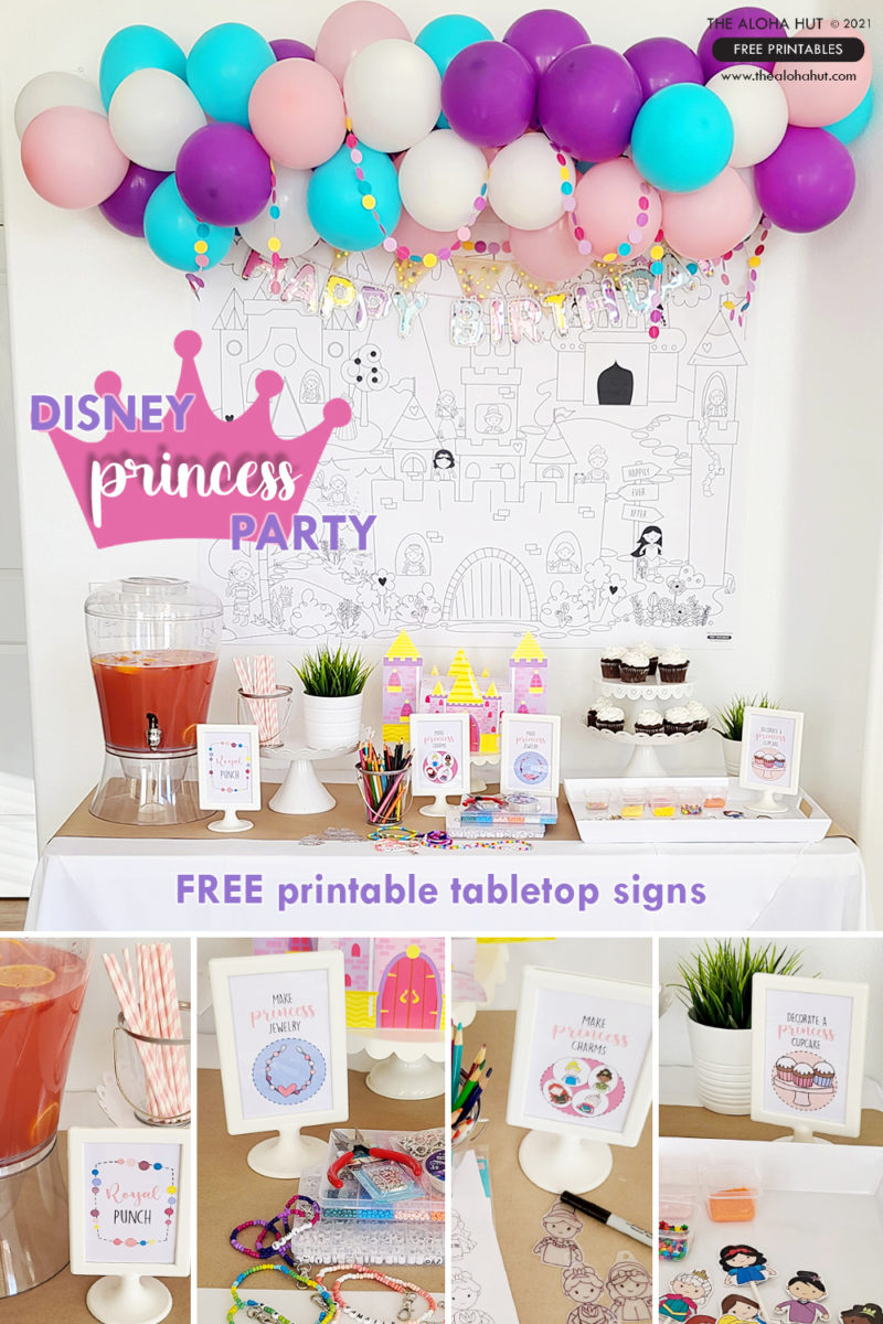 10 IDEAS for a Magical DISNEY PRINCESS PARTY with FREE PRINTABLES - The ...
