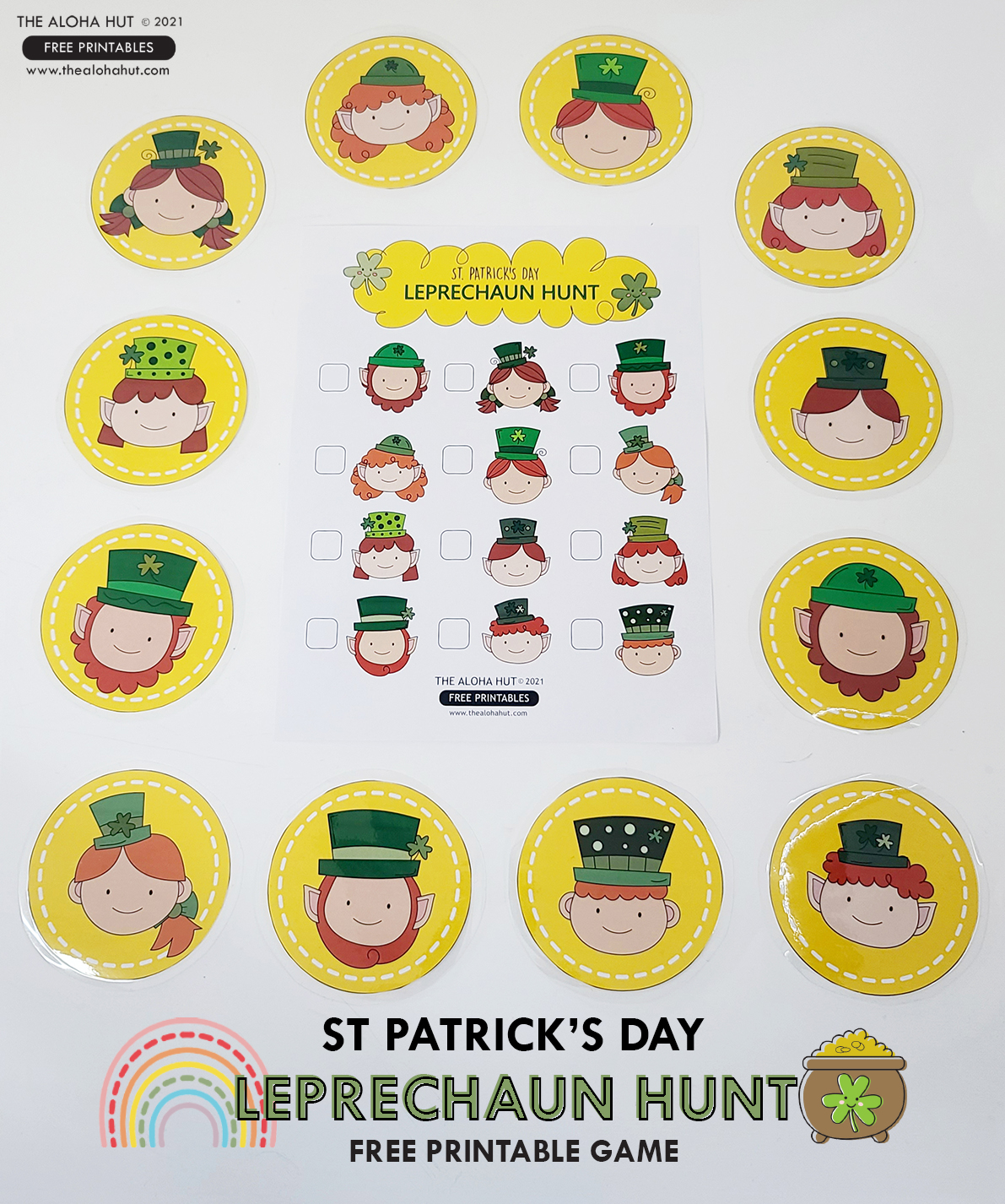 SUPER FUN ST. PATRICK'S DAY LEPRECHAUN HUNT - The Aloha Hut