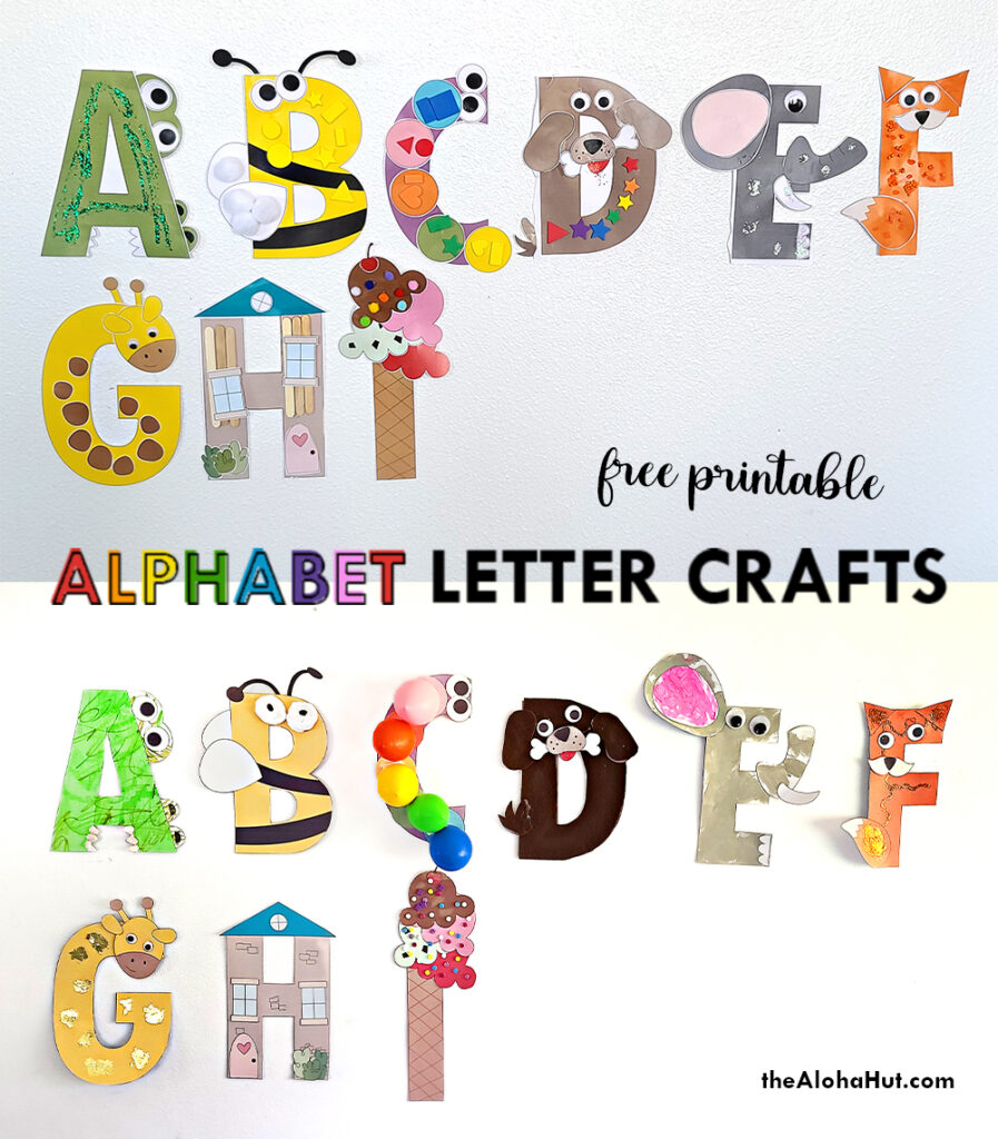 Alphabet Letter Crafts for Toddlers and PreK - LETTER I - Free ...