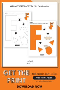 Alphabet Letter Crafts for Toddlers and PreK - LETTER F - Free ...