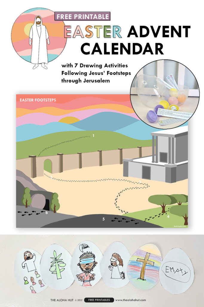 Easter Footsteps an Interactive Resurrection Advent Calendar - Free ...