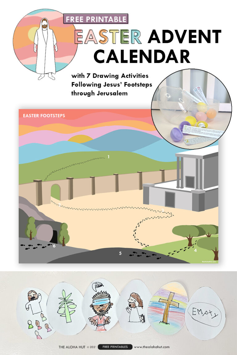 Easter Footsteps an Interactive Resurrection Advent Calendar - Free ...