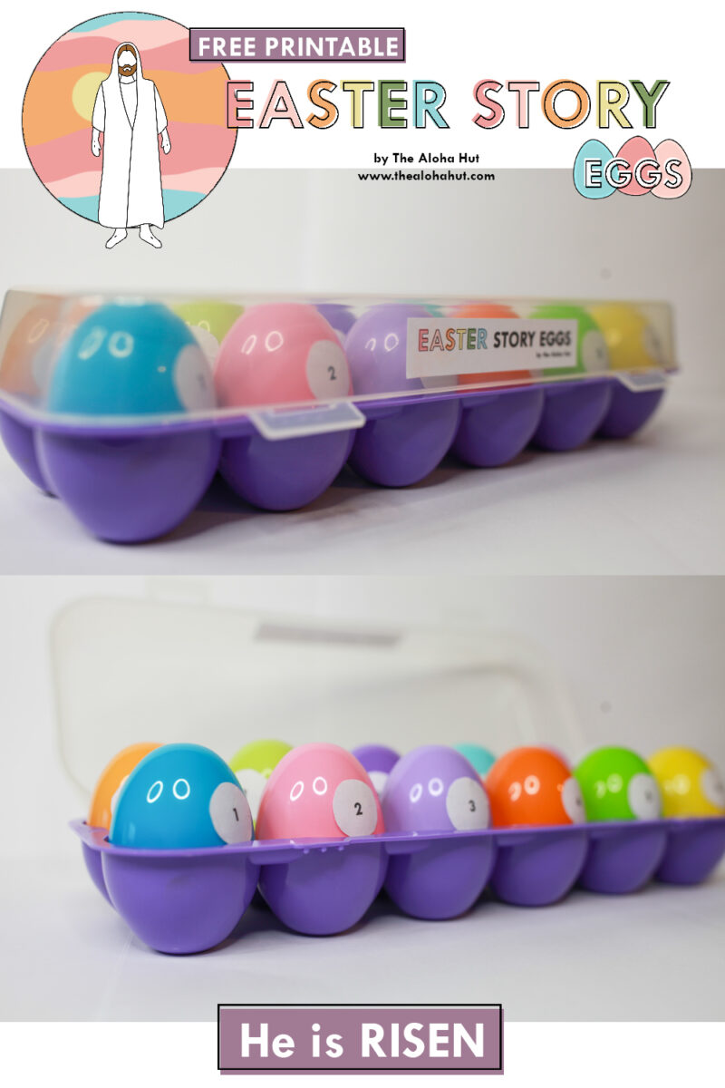 Free Printable EASTER STORY EGGS (Resurrection Eggs) - The Aloha Hut