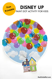 Disney Pixar’s Up Activity - Paint Dot Art - The Aloha Hut