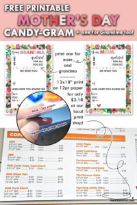 Mother’s Day Candy-Gram Card - The Aloha Hut