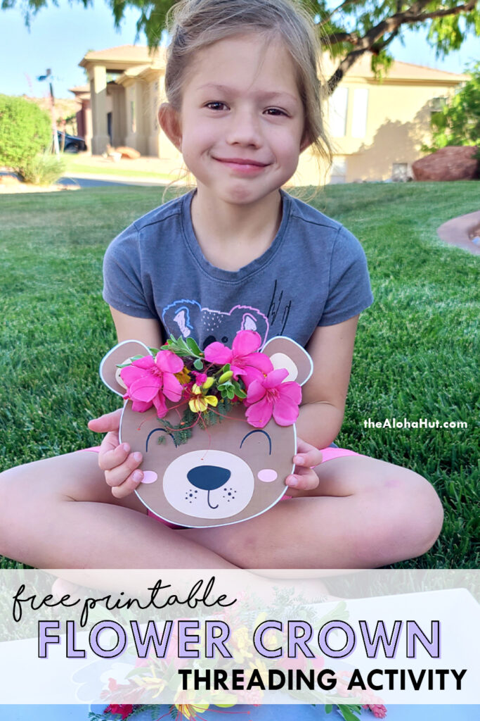 Flower Crown Threading Activity - The Aloha Hut