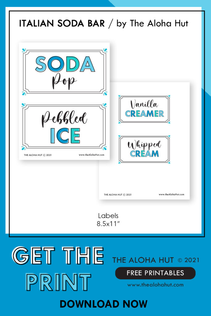 How To Make an Italian Soda Bar - Perfect for a BBQ or Party - The ...