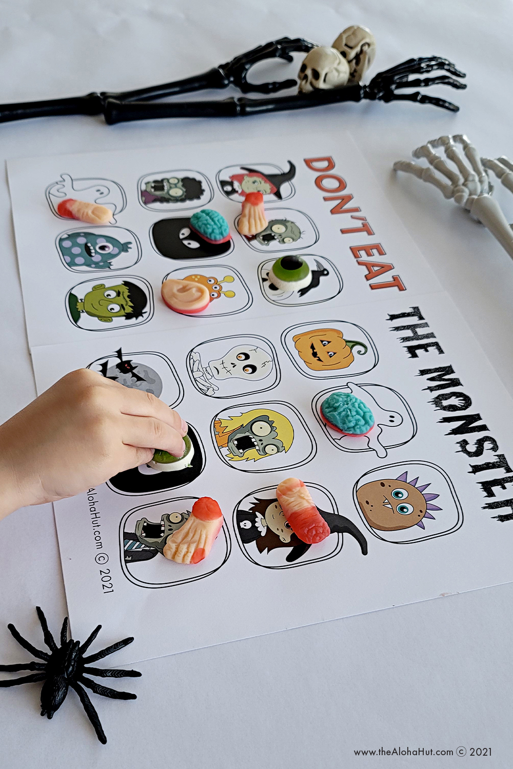 Don’t Eat the Monster - Easy Kids Halloween Game - The Aloha Hut