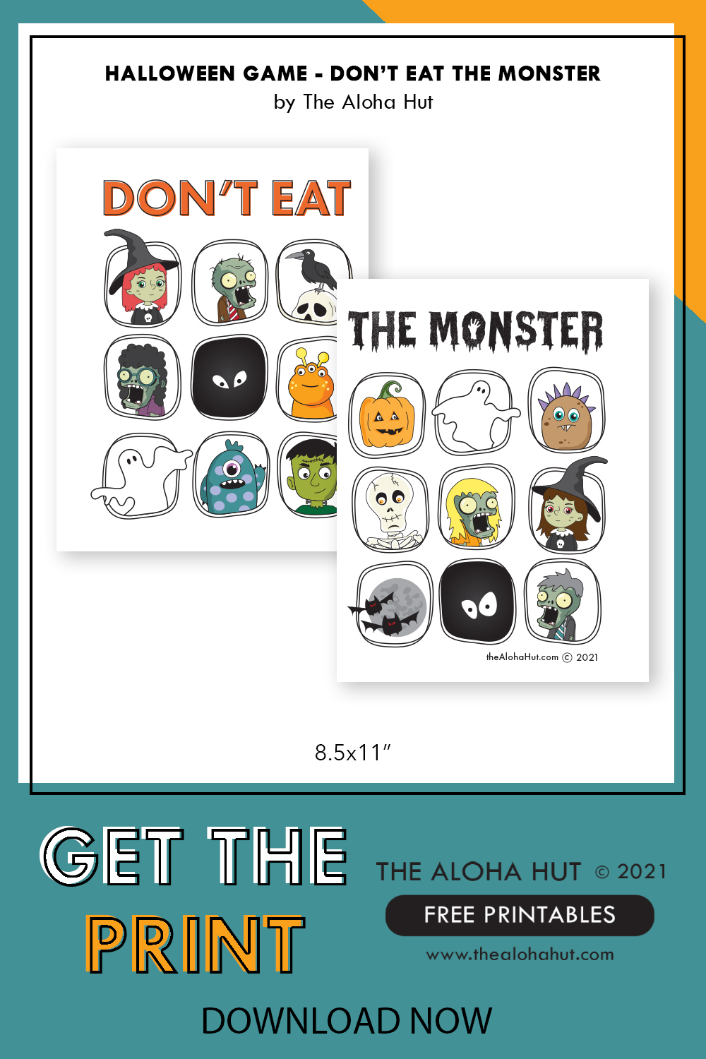 Don’t Eat the Monster - Easy Kids Halloween Game - The Aloha Hut