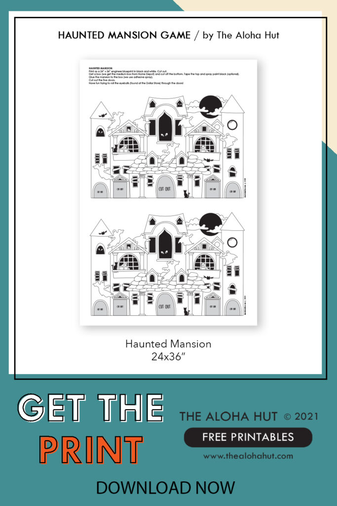 Easy Halloween Party Game for Kids - Haunted Mansion - The Aloha Hut