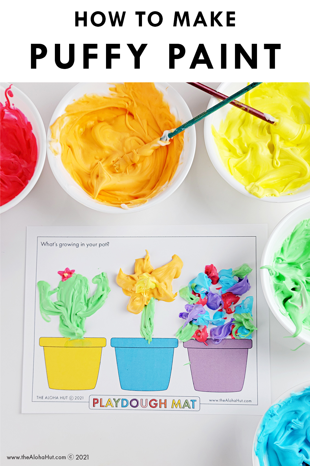 How to Make Puffy Paint - The Aloha Hut