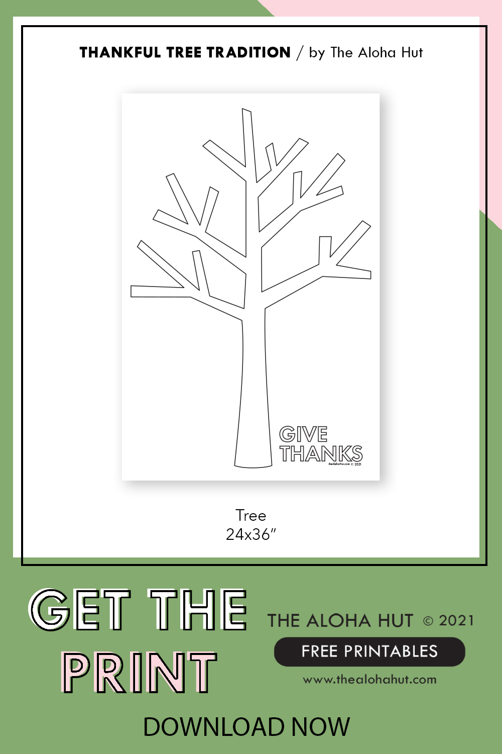 Thankful Tree - Thanksgiving Tradition - The Aloha Hut