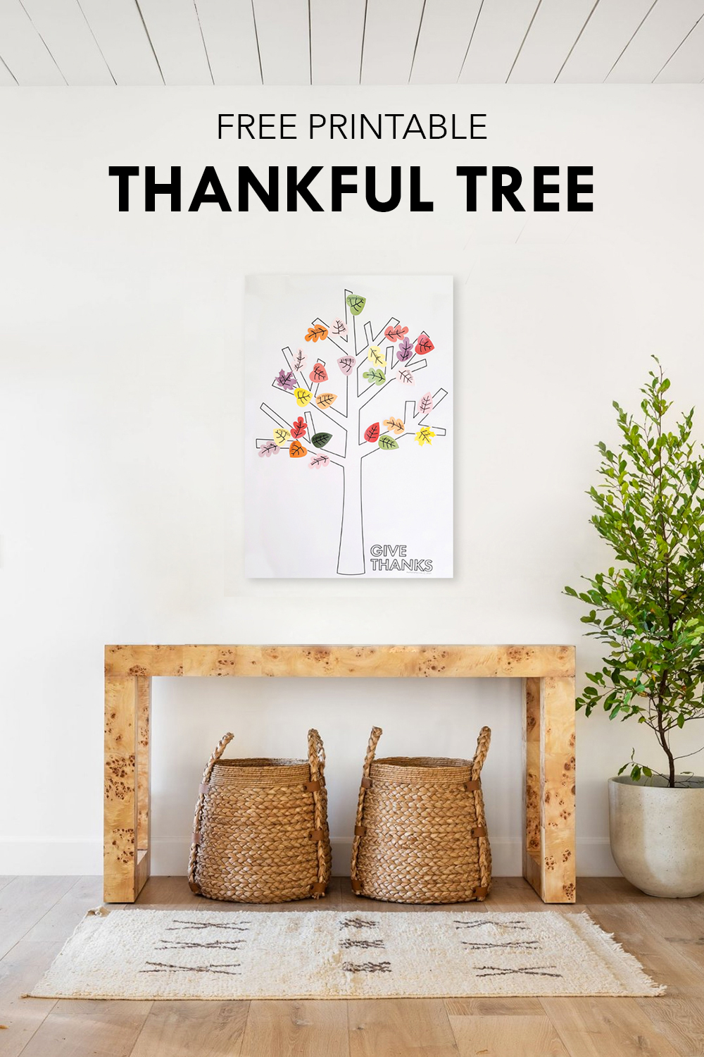 Thankful Tree - Thanksgiving Tradition - The Aloha Hut