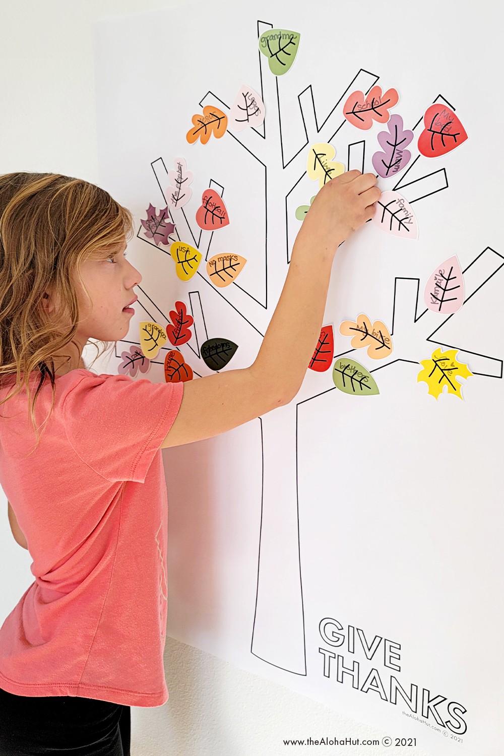 Thankful Tree - Thanksgiving Tradition - The Aloha Hut