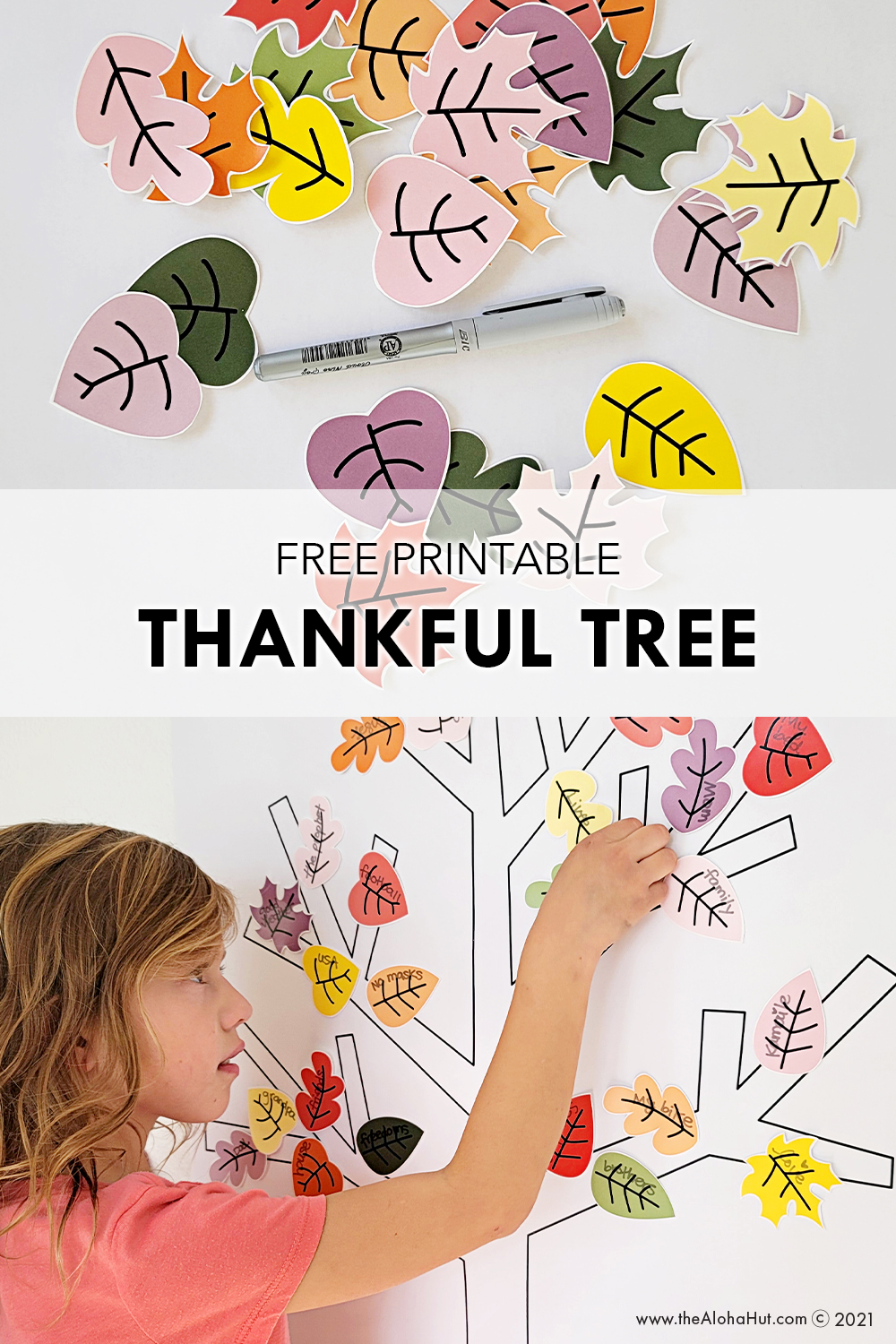Thankful Tree - Thanksgiving Tradition - The Aloha Hut