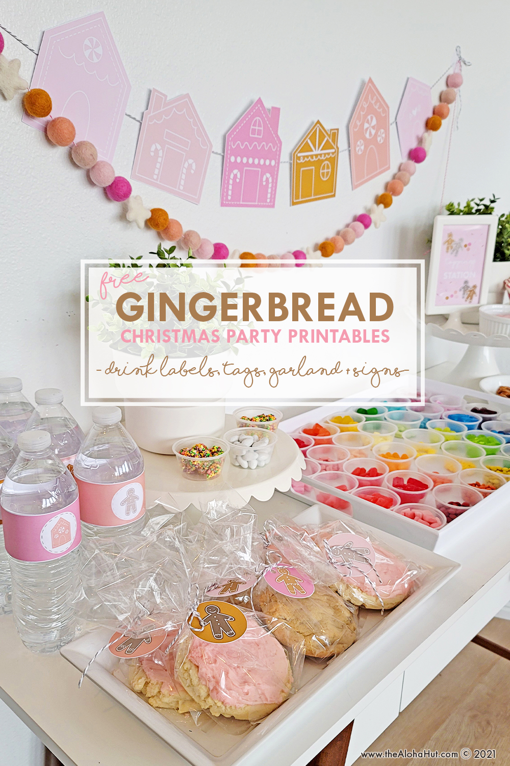 How to Host a Gingerbread House for Adults or Kids - The Aloha Hut