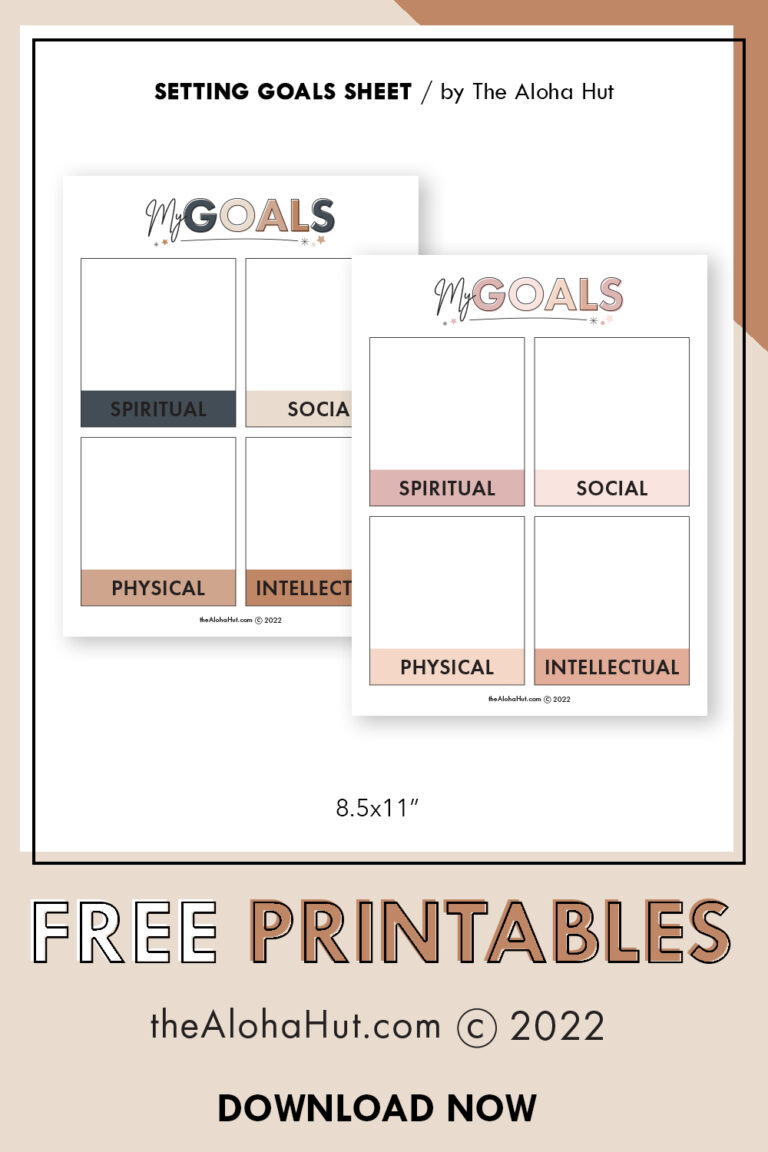 Easy 4 Step Guide on How to Help Kids Set and Achieve Goals - The Aloha Hut