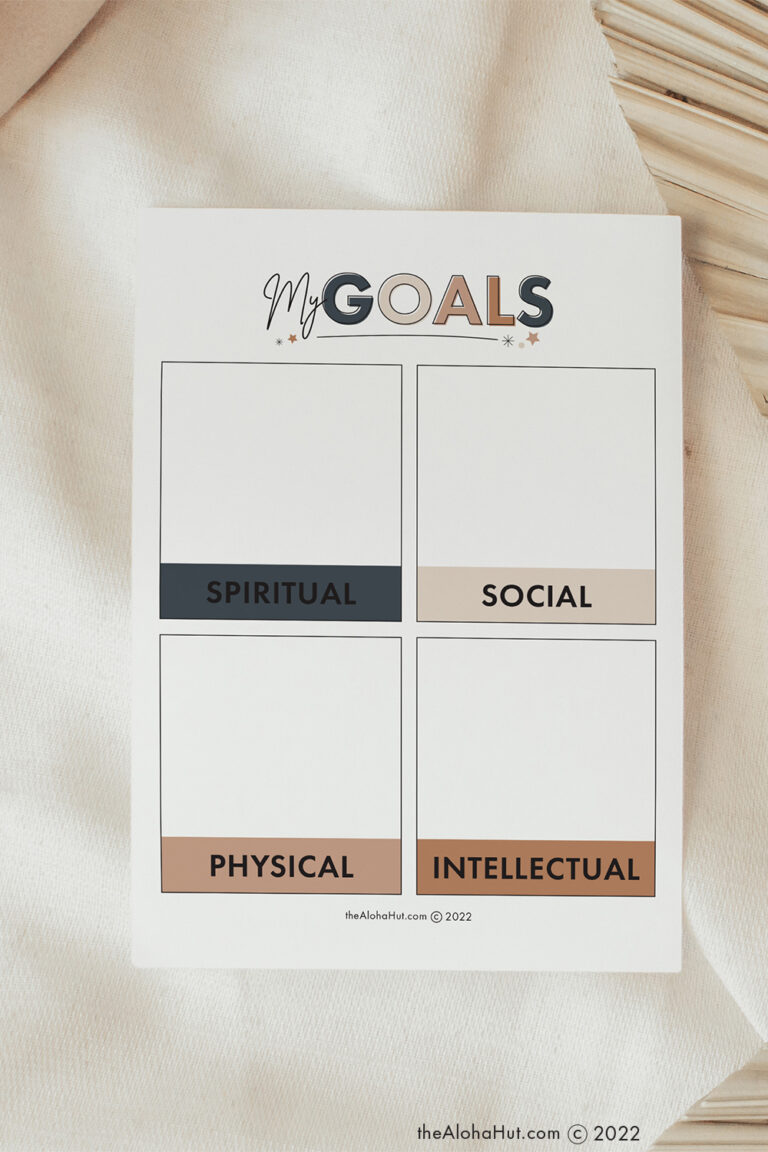 Easy 4 Step Guide on How to Help Kids Set and Achieve Goals - The Aloha Hut