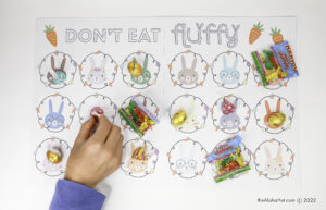 FREE Printable Easy Easter Game - Don't Eat Pete "Fluffy" - The Aloha Hut