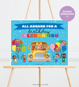 9 Cocomelon Birthday Party Ideas - Easy and Simple Budget-Friendly ...