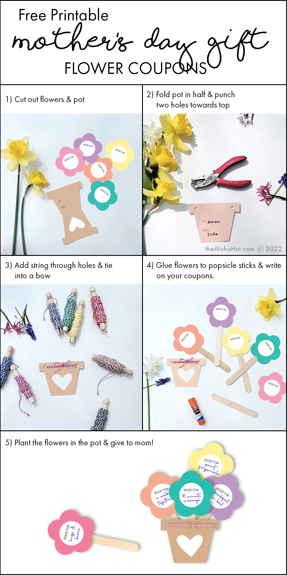 Mother's Day Coupon Flowers & Inexpensive Gift Ideas - The Aloha Hut