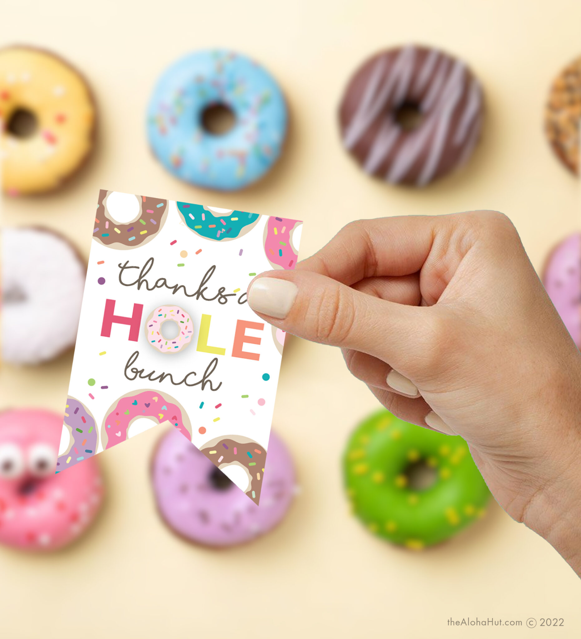 Donut Themed Teacher Appreciation Idea & Thank You Gift - The Aloha Hut